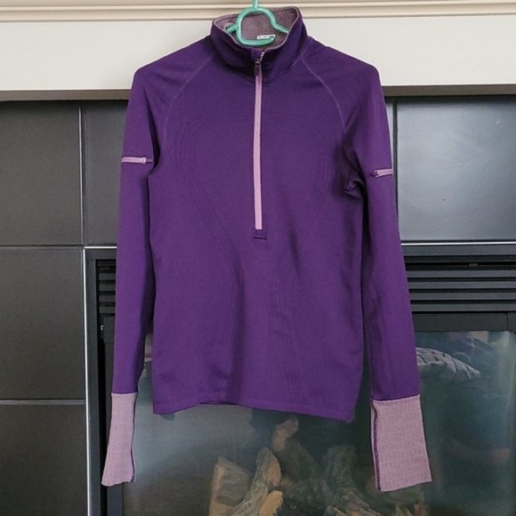 lululemon athletica | Tops | Lululemon Wet Dry Warm 2 Zip Pull Over ...